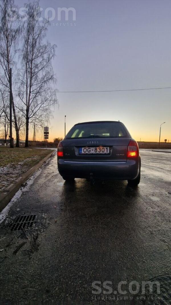 Grey Audi A4 2004 in Rezekne, with an engine capacity of 1.90 L and mileage of 310 thousand km for 2199 €, photo 5 on AUTOMOTO.COM.LV