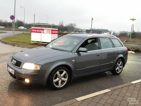 Pelēks Audi A4 2004 Viļņa, ar dzinēja tilpumu 1.90 L un nobraukumu 300 tūkst. km par 850 €, foto 9 vietnē AUTOMOTO.COM.LV