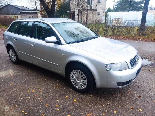 Pelēks Audi A4 2004 Utena, ar dzinēja tilpumu 1.90 L un nobraukumu 320 tūkst. km par 2250 €, foto 7 vietnē AUTOMOTO.COM.LV