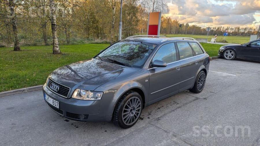 Grey Audi A4 2004 in Riga, with an engine capacity of 1.90 L and mileage of 401 thousand km for 1150 €, photo 9 on AUTOMOTO.COM.LV