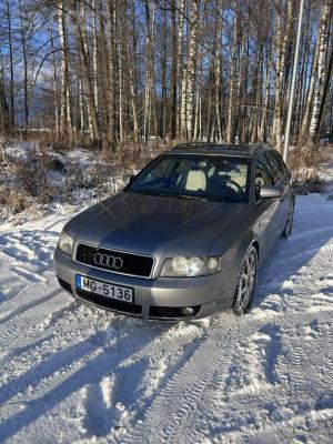 Grey Audi A4 2004 in Riga, with an engine capacity of 2.50 L and mileage of 350 thousand km for 1750 €, photo  on AUTOMOTO.COM.LV