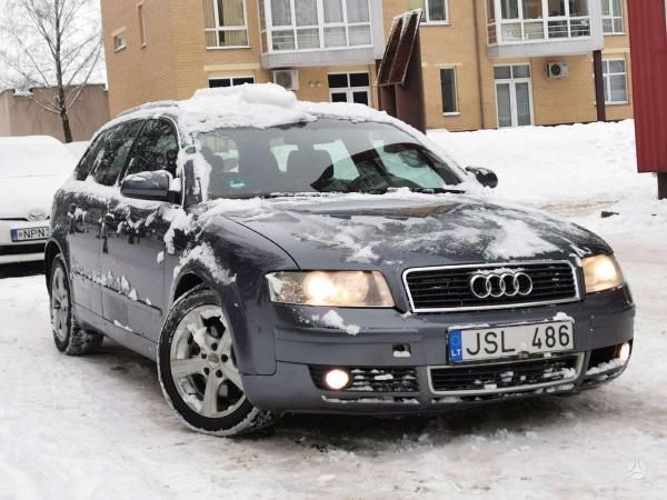 Grey Audi A4 2004 in Vilnius, with an engine capacity of 2.50 L and mileage of 300 thousand km for 750 €, photo 2 on AUTOMOTO.COM.LV