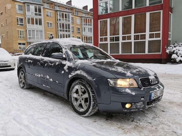 Grey Audi A4 2004 in Vilnius, with an engine capacity of 2.50 L and mileage of 300 thousand km for 750 €, photo 7 on AUTOMOTO.COM.LV