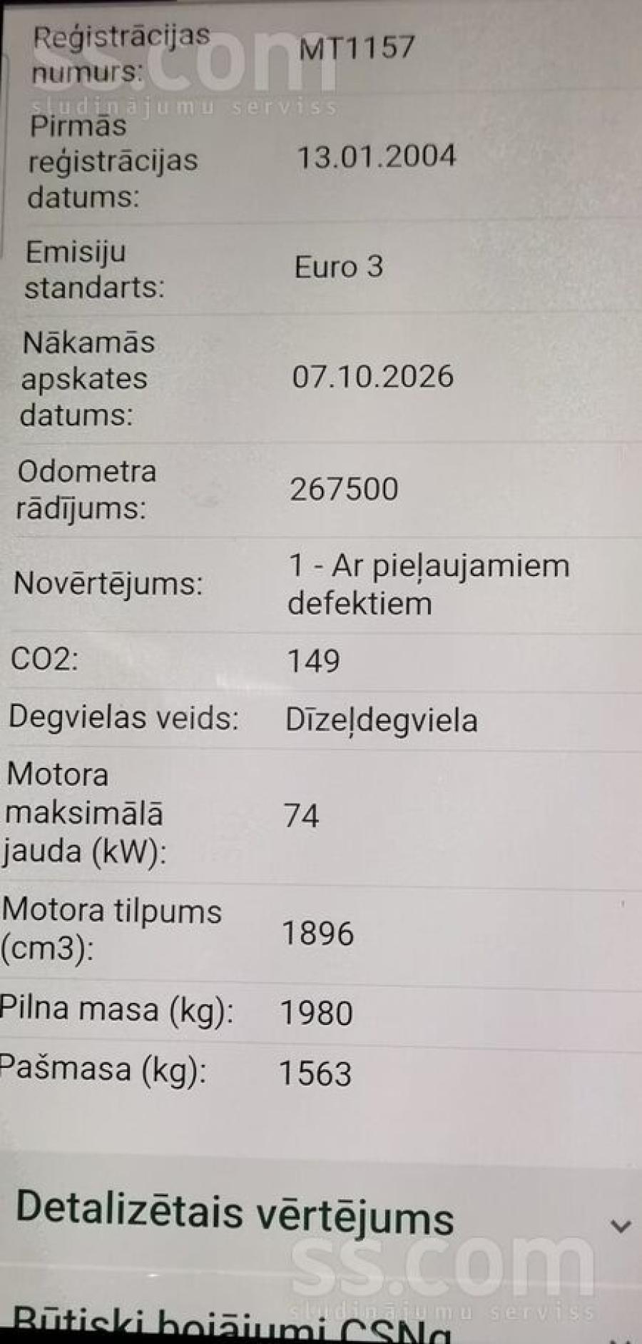 Pelēks Audi A4 2004 Daugavpils, ar dzinēja tilpumu 1.90 L un nobraukumu 260 tūkst. km par 1750 €, foto 26 vietnē AUTOMOTO.COM.LV