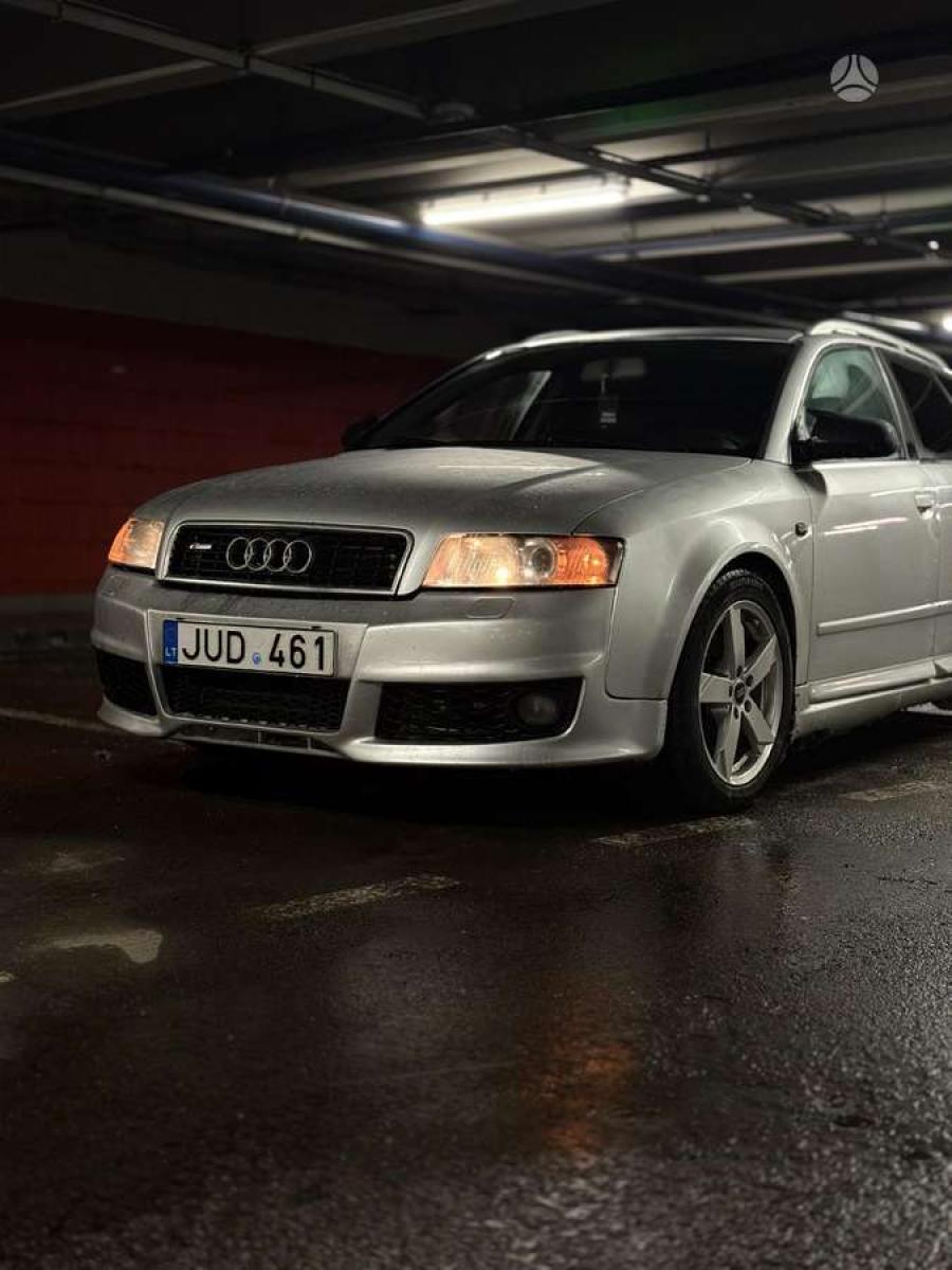 Pelēks Audi A4 2004 Viļņa, ar dzinēja tilpumu 2.50 L un nobraukumu 458 tūkst. km par 1499 €, foto 1 vietnē AUTOMOTO.COM.LV