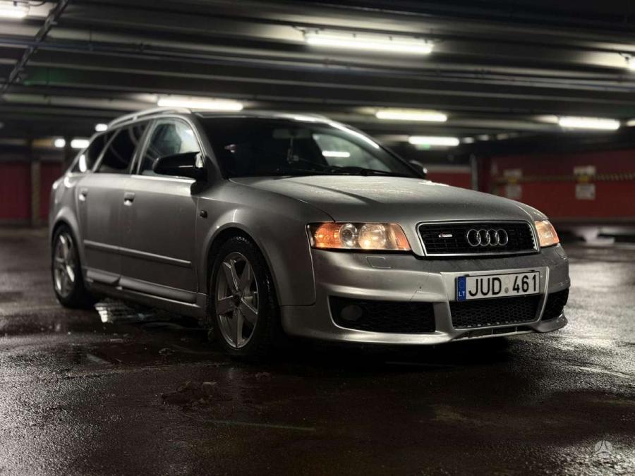 Pelēks Audi A4 2004 Viļņa, ar dzinēja tilpumu 2.50 L un nobraukumu 458 tūkst. km par 1499 €, foto 4 vietnē AUTOMOTO.COM.LV