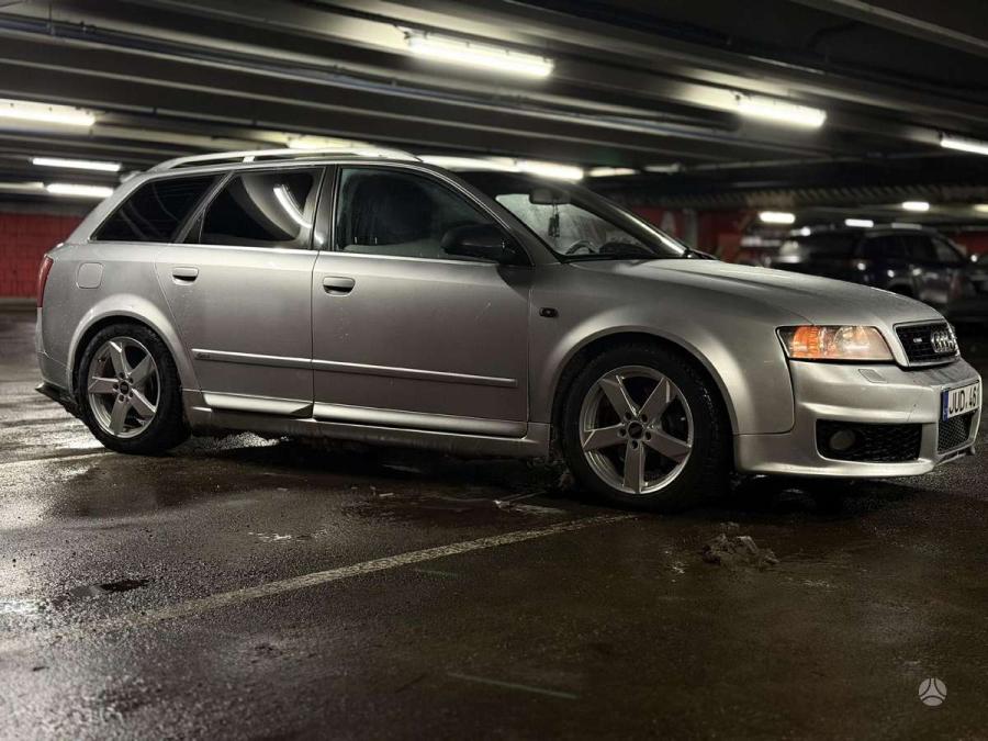 Pelēks Audi A4 2004 Viļņa, ar dzinēja tilpumu 2.50 L un nobraukumu 458 tūkst. km par 1499 €, foto 7 vietnē AUTOMOTO.COM.LV