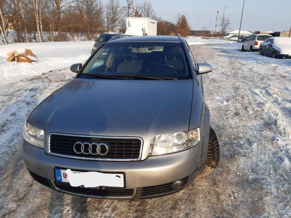 Pelēks Audi A4 2004 Kauņa, ar dzinēja tilpumu 1.90 L un nobraukumu 267 tūkst. km par 2000 €, foto 8 vietnē AUTOMOTO.COM.LV