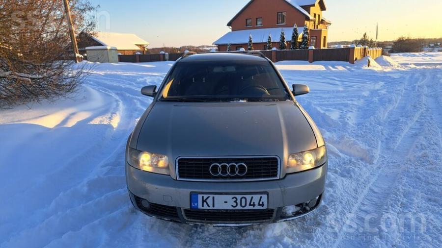 Grey Audi A4 2004 in Daugavpils, with an engine capacity of 1.90 L and mileage of 360 thousand km for 1450 €, photo 1 on AUTOMOTO.COM.LV