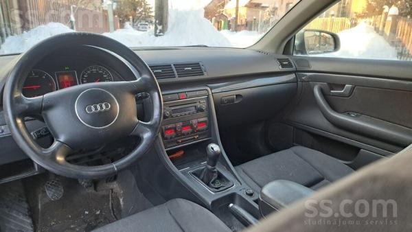 Pelēks Audi A4 2004 Daugavpils, ar dzinēja tilpumu 1.90 L un nobraukumu 360 tūkst. km par 1450 €, foto 7 vietnē AUTOMOTO.COM.LV