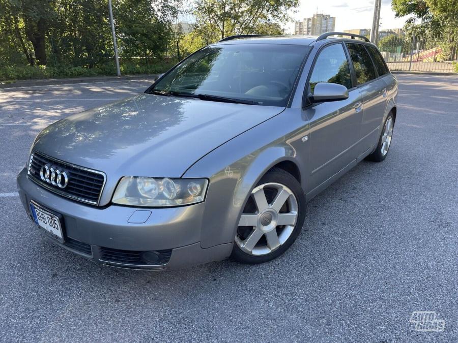 Grey Audi A4 2004 in Vilnius, with an engine capacity of 1.80 L and mileage of 172 thousand km for 1500 €, photo 1 on AUTOMOTO.COM.LV