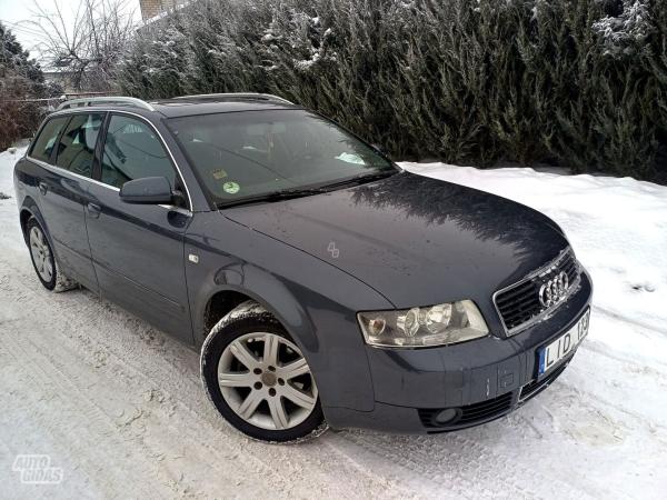 Pelēks Audi A4 2004 Kauņa, ar dzinēja tilpumu 1.90 L un nobraukumu 281 tūkst. km par 2290 €, foto 9 vietnē AUTOMOTO.COM.LV