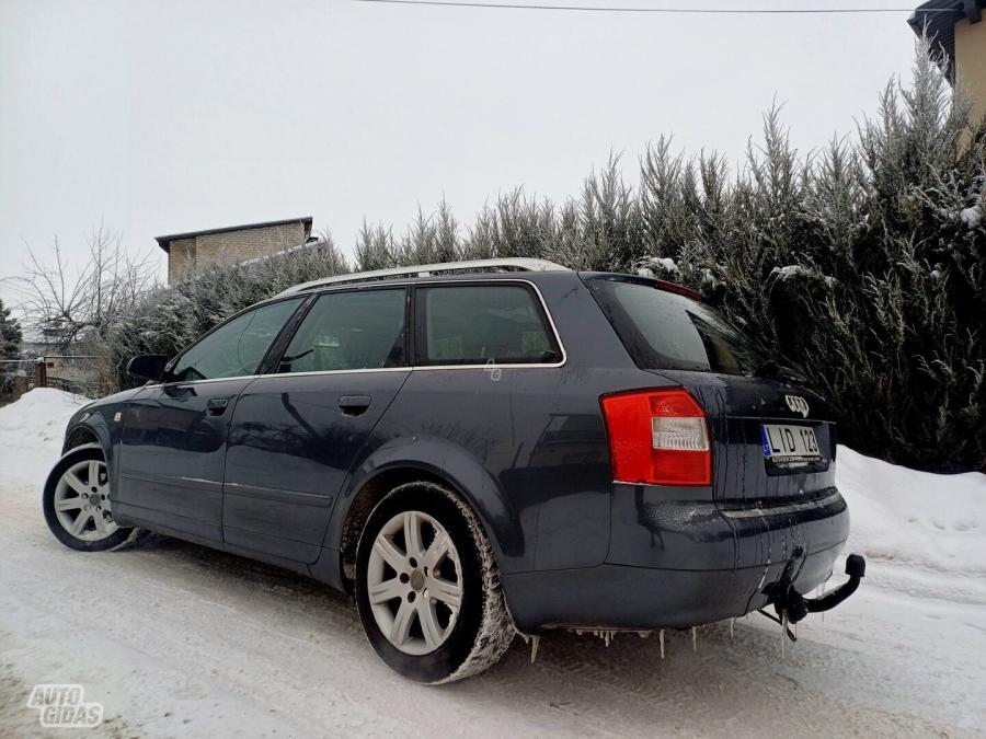 Grey Audi A4 2004 in Kaunas, with an engine capacity of 1.90 L and mileage of 281 thousand km for 2290 €, photo 12 on AUTOMOTO.COM.LV