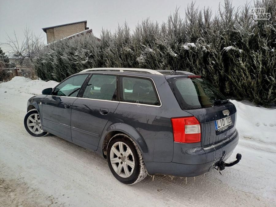 Grey Audi A4 2004 in Kaunas, with an engine capacity of 1.90 L and mileage of 281 thousand km for 2290 €, photo 14 on AUTOMOTO.COM.LV