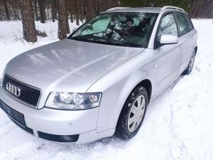 Grey Audi A4 2004 in Utena, with an engine capacity of 1.90 L and mileage of 325 thousand km for 2250 €, photo  on AUTOMOTO.COM.LV
