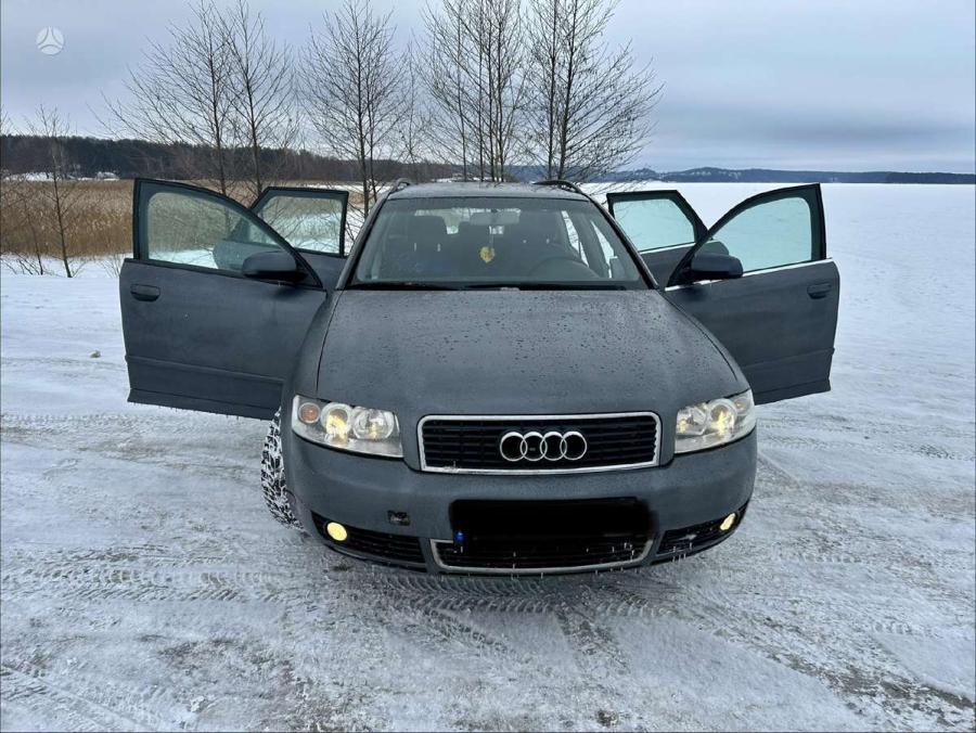Pelēks Audi A4 2004 Kaišiadorys, ar dzinēja tilpumu 1.90 L un nobraukumu 308 tūkst. km par 1475 €, foto 5 vietnē AUTOMOTO.COM.LV
