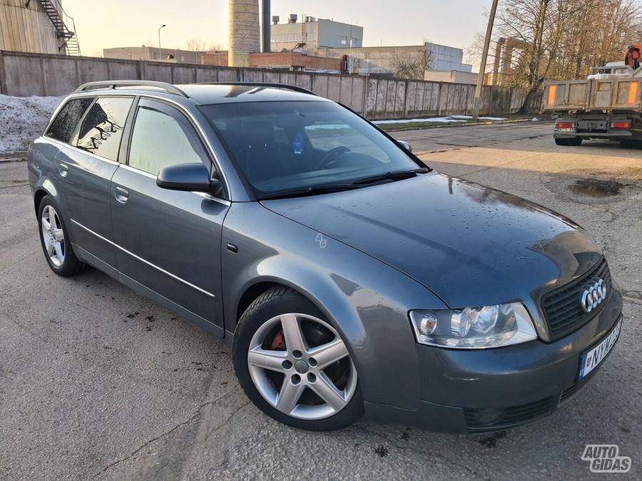 Pelēks Audi A4 2004 Viļņa, ar dzinēja tilpumu 1.90 L un nobraukumu 366 tūkst. km par 1950 €, foto 1 vietnē AUTOMOTO.COM.LV