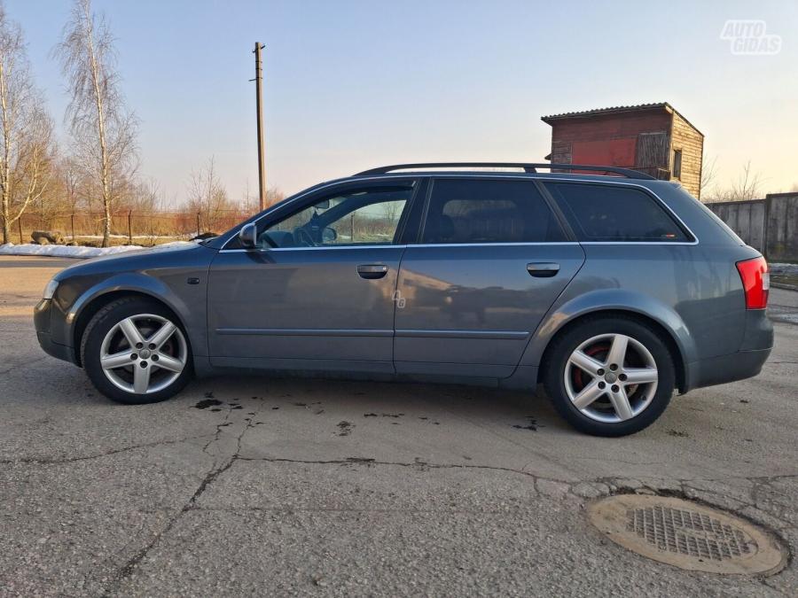Grey Audi A4 2004 in Vilnius, with an engine capacity of 1.90 L and mileage of 366 thousand km for 1950 €, photo 5 on AUTOMOTO.COM.LV