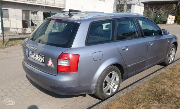 Grey Audi A4 2004 in Vilnius, with an engine capacity of 1.90 L and mileage of 300 thousand km for 1850 €, photo 7 on AUTOMOTO.COM.LV