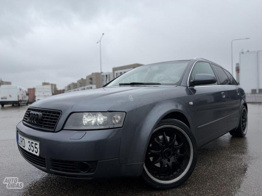 Grey Audi A4 2004 in Vilnius, with an engine capacity of 1.90 L and mileage of 414 thousand km for 1050 €, photo 4 on AUTOMOTO.COM.LV