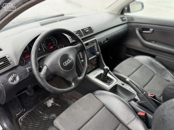 Grey Audi A4 2004 in Vilnius, with an engine capacity of 1.90 L and mileage of 414 thousand km for 1050 €, photo 7 on AUTOMOTO.COM.LV