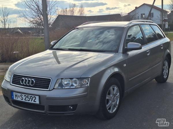 Grey Audi A4 2004 in Mazeikiai, with an engine capacity of 1.90 L and mileage of 292 thousand km for 2650 €, photo 1 on AUTOMOTO.COM.LV