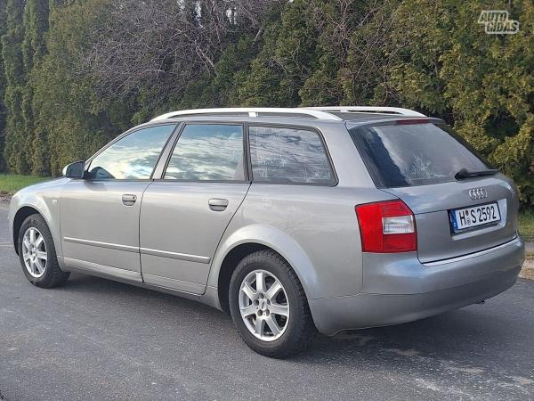 Grey Audi A4 2004 in Mazeikiai, with an engine capacity of 1.90 L and mileage of 292 thousand km for 2650 €, photo 9 on AUTOMOTO.COM.LV