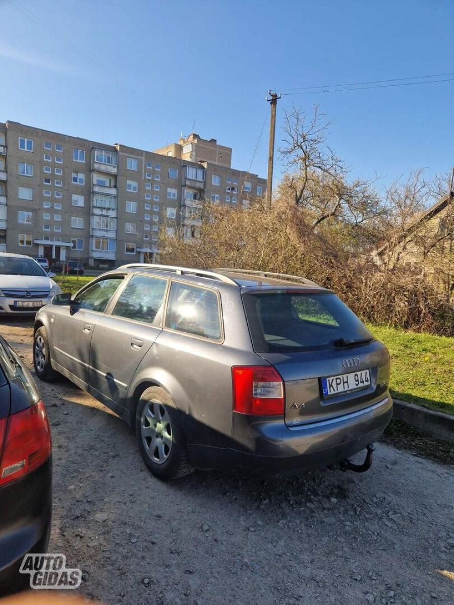 Grey Audi A4 2004 in Marijampole, with an engine capacity of 1.90 L and mileage of 283 thousand km for 1000 €, photo 4 on AUTOMOTO.COM.LV