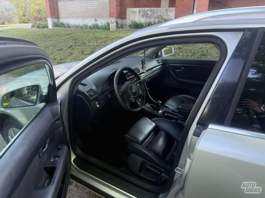Grey Audi A4 2004 in Telschi, with an engine capacity of 1.90 L and mileage of 334 thousand km for 2000 €, photo 12 on AUTOMOTO.COM.LV