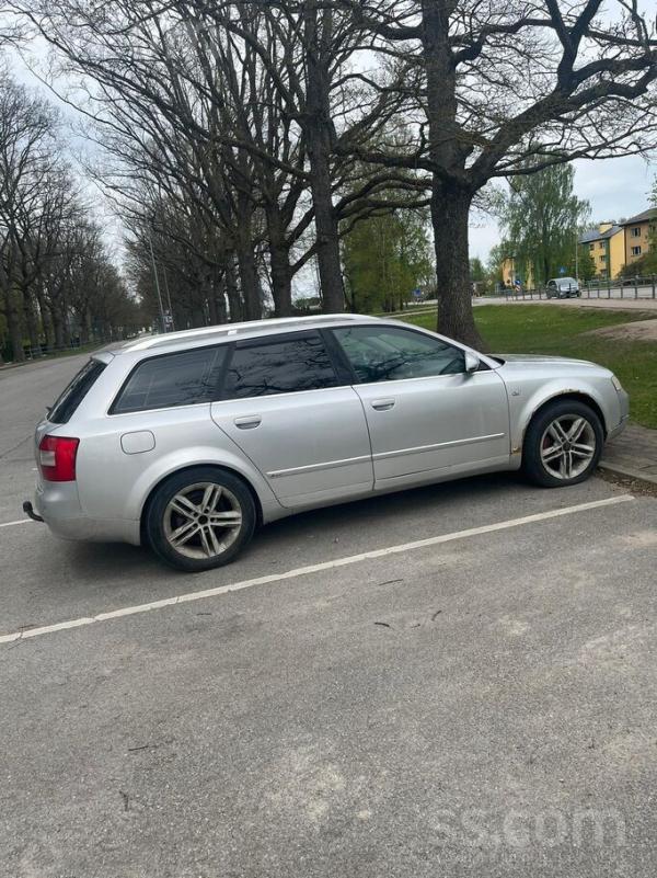 Grey Audi A4 2004 in Valmiera, with an engine capacity of 1.90 L and mileage of 359 thousand km for 700 €, photo 4 on AUTOMOTO.COM.LV