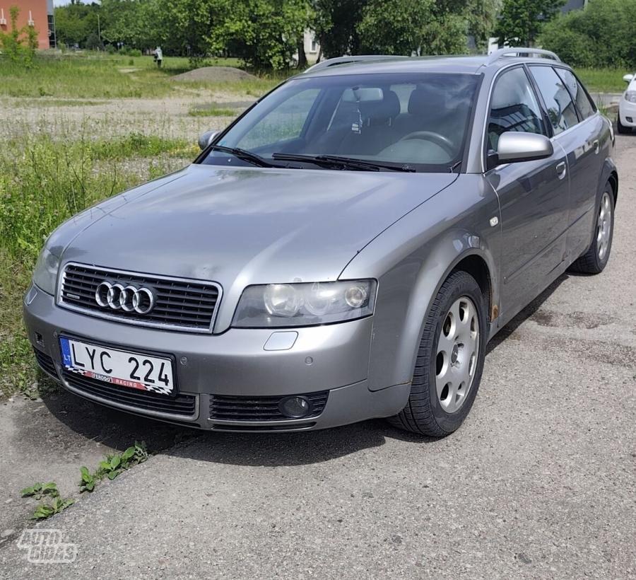 Grey Audi A4 2004 in Panevezys, with an engine capacity of 2.50 L and mileage of 463 thousand km for 1500 €, photo 1 on AUTOMOTO.COM.LV