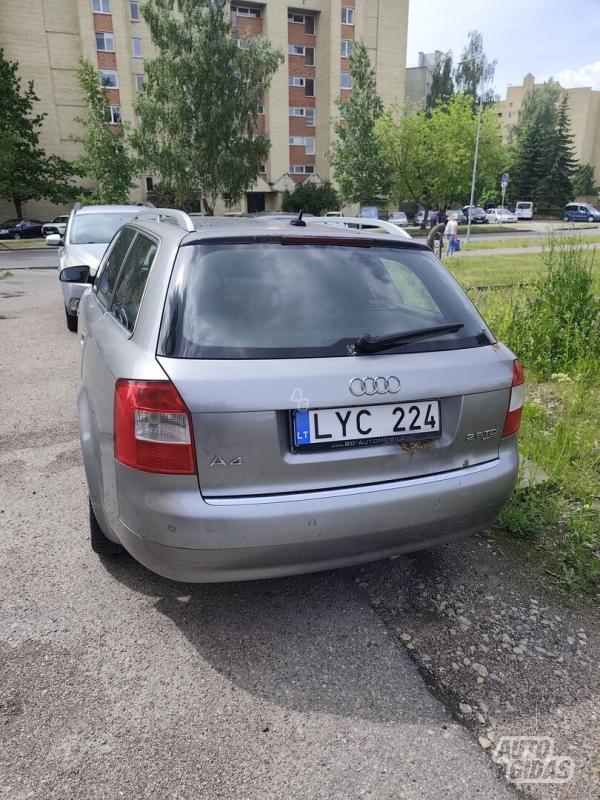 Grey Audi A4 2004 in Panevezys, with an engine capacity of 2.50 L and mileage of 463 thousand km for 1500 €, photo 2 on AUTOMOTO.COM.LV