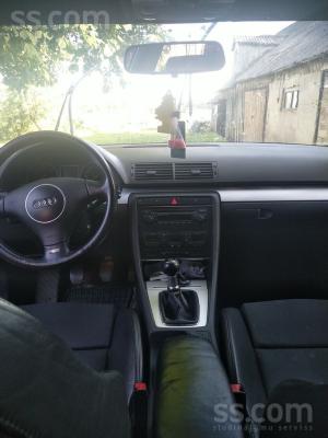 Grey Audi A4 2004 in Bauska, with an engine capacity of 1.90 L and mileage of 332 thousand km for 1500 €, photo 4 on AUTOMOTO.COM.LV