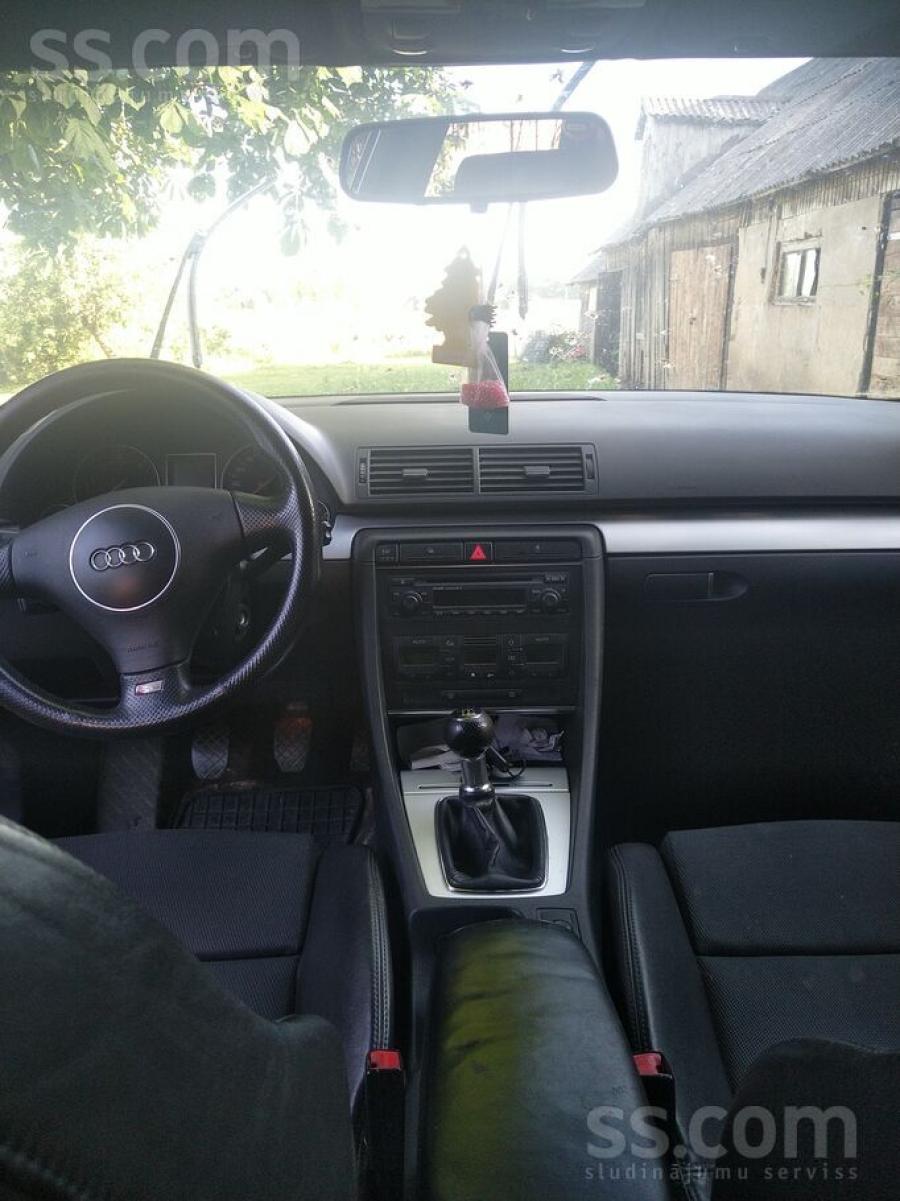 Grey Audi A4 2004 in Bauska, with an engine capacity of 1.90 L and mileage of 332 thousand km for 1500 €, photo 4 on AUTOMOTO.COM.LV
