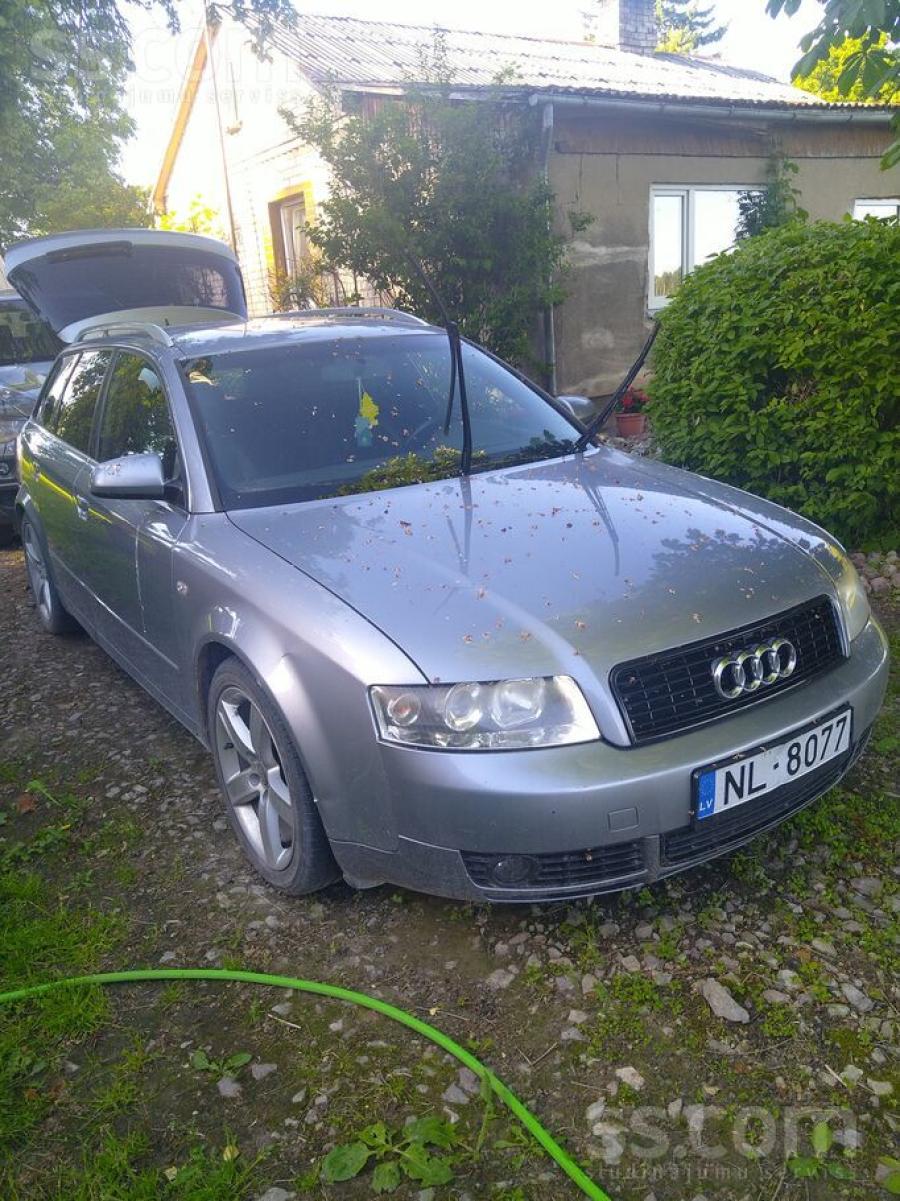Grey Audi A4 2004 in Bauska, with an engine capacity of 1.90 L and mileage of 332 thousand km for 1500 €, photo 7 on AUTOMOTO.COM.LV