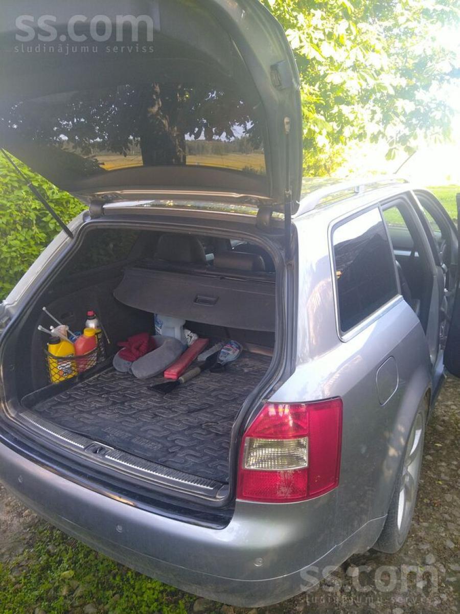 Grey Audi A4 2004 in Bauska, with an engine capacity of 1.90 L and mileage of 332 thousand km for 1500 €, photo 10 on AUTOMOTO.COM.LV