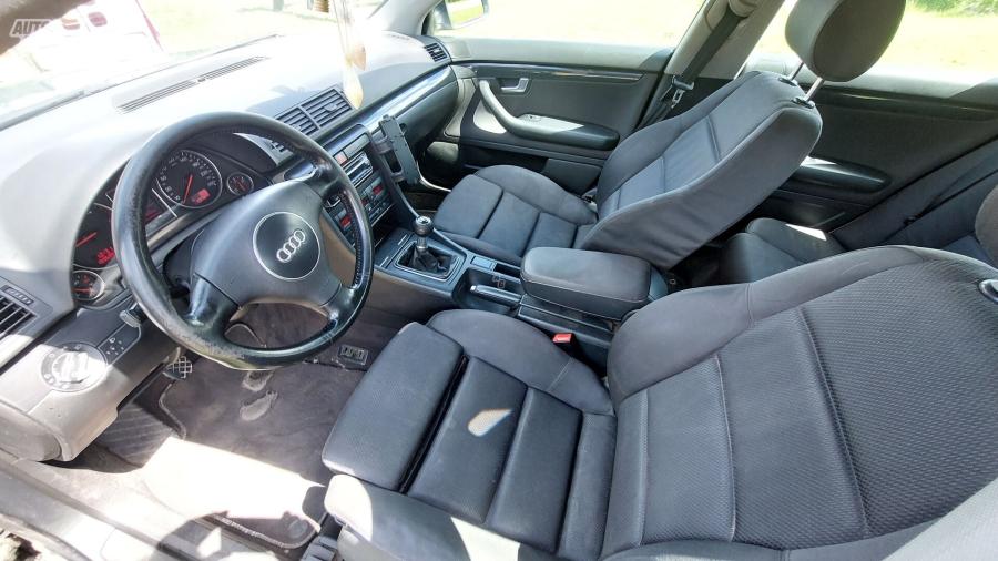 Grey Audi A4 2004 in Trakai, with an engine capacity of 2.50 L and mileage of 238 thousand km for 1200 €, photo 10 on AUTOMOTO.COM.LV