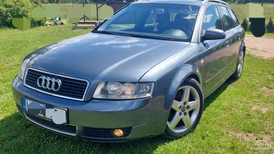 Grey Audi A4 2004 in Trakai, with an engine capacity of 2.50 L and mileage of 238 thousand km for 1200 €, photo 1 on AUTOMOTO.COM.LV