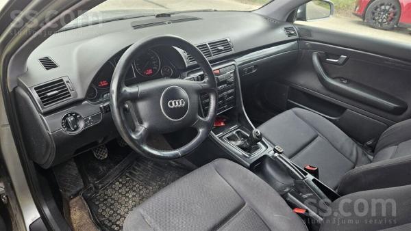 Pelēks Audi A4 2004 Daugavpils, ar dzinēja tilpumu 1.90 L un nobraukumu 340 tūkst. km par 1500 €, foto 5 vietnē AUTOMOTO.COM.LV