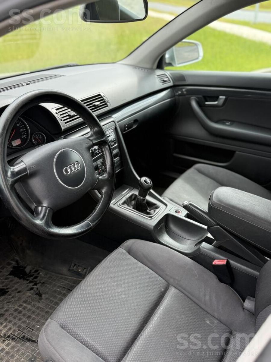 Pelēks Audi A4 2004 Kuldīga, ar dzinēja tilpumu 1.90 L un nobraukumu 421 tūkst. km par 1450 €, foto 9 vietnē AUTOMOTO.COM.LV