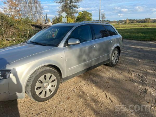 Grey Audi A4 2004 in Daugavpils, with an engine capacity of 1.90 L and mileage of 404 thousand km for 1500 €, photo 3 on AUTOMOTO.COM.LV