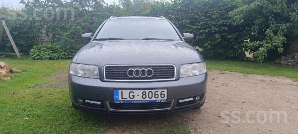 Grey Audi A4 2004 in Dobele, with an engine capacity of 1.90 L and mileage of 285 thousand km for 1100 €, photo 3 on AUTOMOTO.COM.LV
