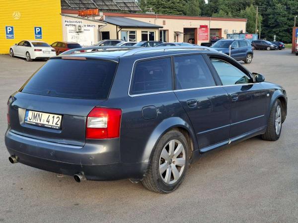 Grey Audi A4 2004 in Plunge, with an engine capacity of 1.90 L and mileage of 409 thousand km for 750 €, photo 5 on AUTOMOTO.COM.LV