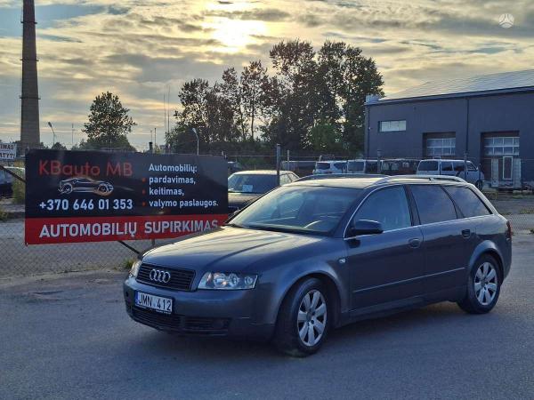 Pelēks Audi A4 2004 Plungė, ar dzinēja tilpumu 1.90 L un nobraukumu 409 tūkst. km par 750 €, foto 1 vietnē AUTOMOTO.COM.LV
