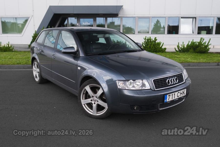 Grey Audi A4 2004 in Tallinn, with an engine capacity of 2.50 L and mileage of 277 thousand km for 2999 €, photo 1 on AUTOMOTO.COM.LV