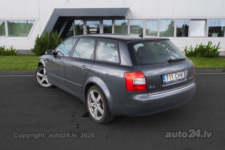 Grey Audi A4 2004 in Tallinn, with an engine capacity of 2.50 L and mileage of 277 thousand km for 2999 €, photo 4 on AUTOMOTO.COM.LV