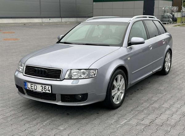 Grey Audi A4 2004 in Anyksciai, with an engine capacity of 1.90 L and mileage of 380 thousand km for 1450 €, photo 1 on AUTOMOTO.COM.LV