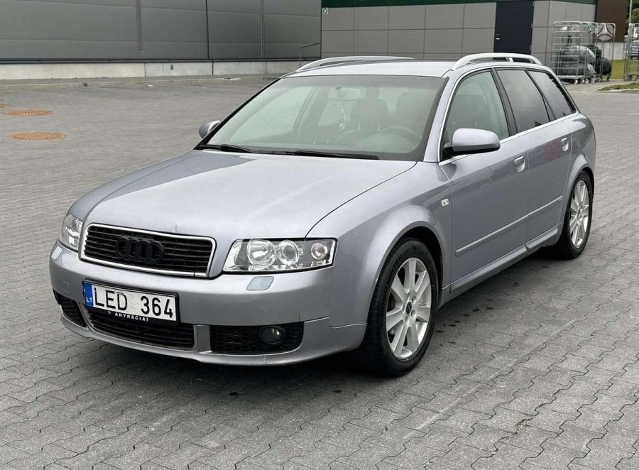 Серый Ауди А4 2004 в Аникщяй, объемом двигателя 1.90 л и пробегом 380 тыс. км за 1450 €, фото 1 на AUTOMOTO.COM.LV
