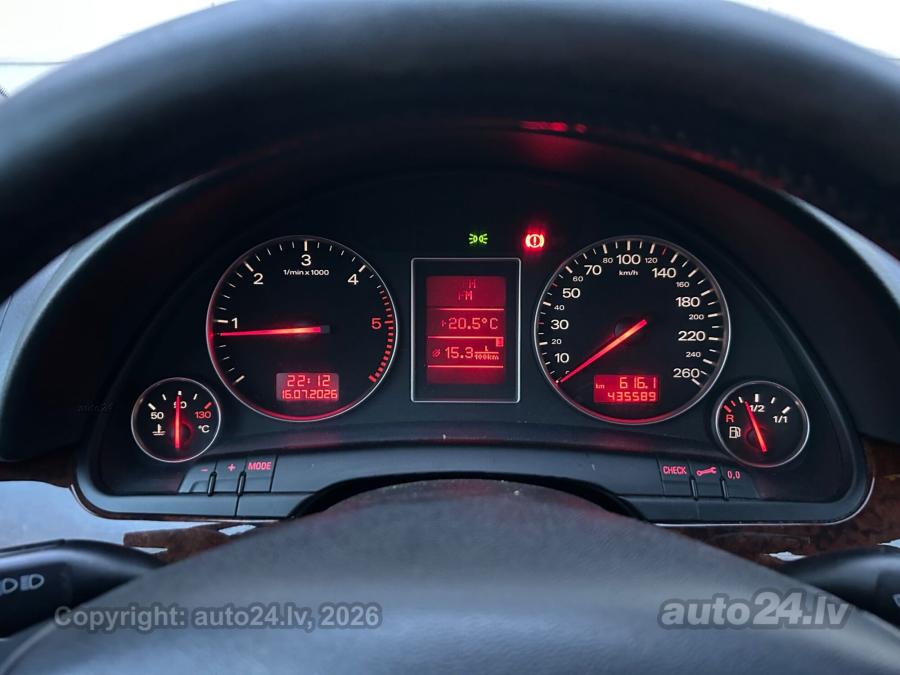 Grey Audi A4 2004 in Tallinn, with an engine capacity of 1.90 L and mileage of 435 thousand km for 2399 €, photo 13 on AUTOMOTO.COM.LV