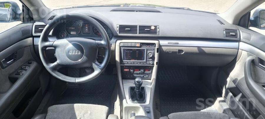 Grey Audi A4 2004 in Riga, with an engine capacity of 1.90 L and mileage of 520 thousand km for 1500 €, photo 15 on AUTOMOTO.COM.LV